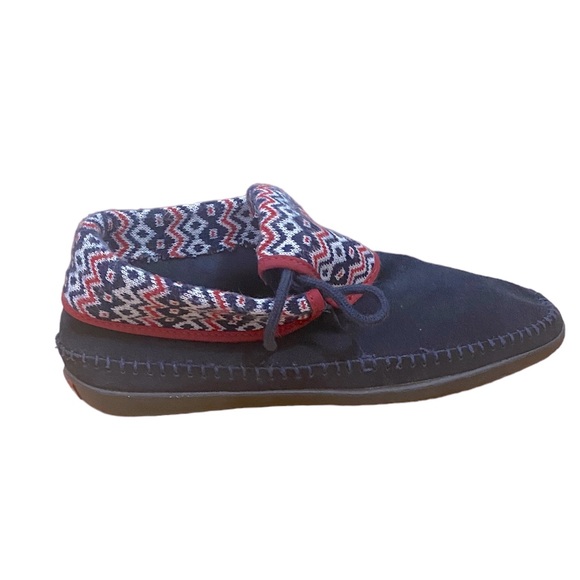 Vans | Shoes | Vans Surf Siders Mohican Blue Suede Nordic Knit Trim ...